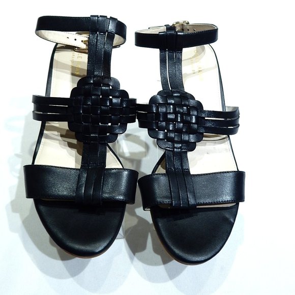 Cole Haan | Shoes | Cole Haan Grand Os Black Wedge Sandals In 8 2b New ...